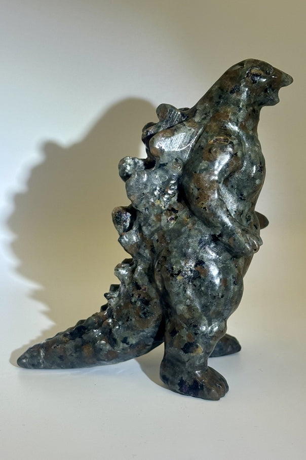 Yooperlite Godzilla Carving Uv Reactive Crystal Handmade Figurine ...