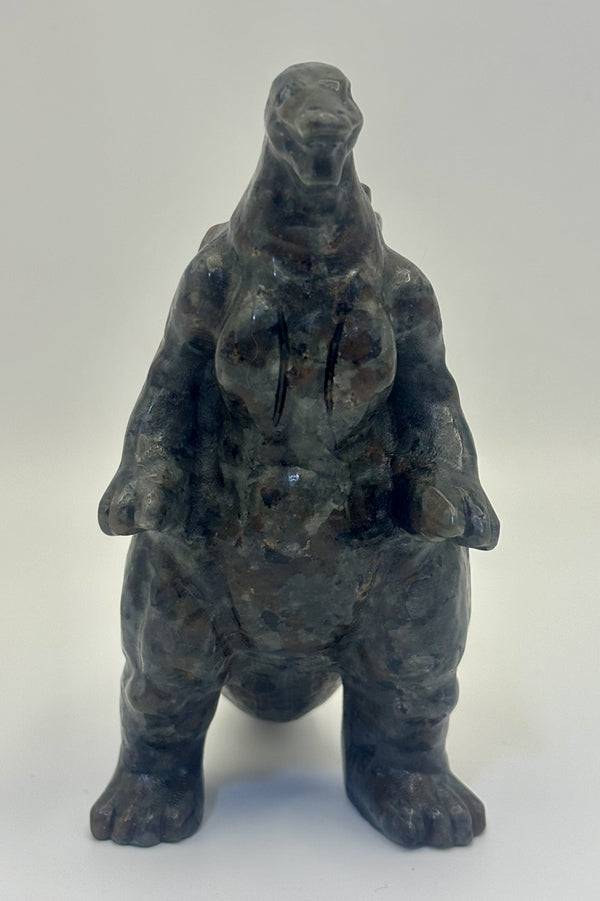 Yooperlite Godzilla Carving Uv Reactive Crystal Handmade Figurine ...